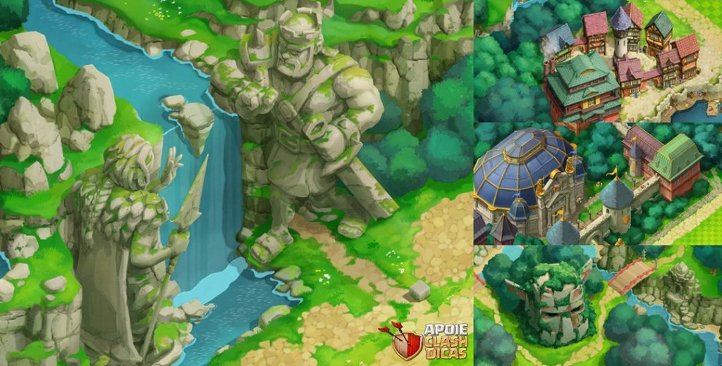Nova Paisagem de Anime no Clash of Clans: Explore os Easter Eggs e ...