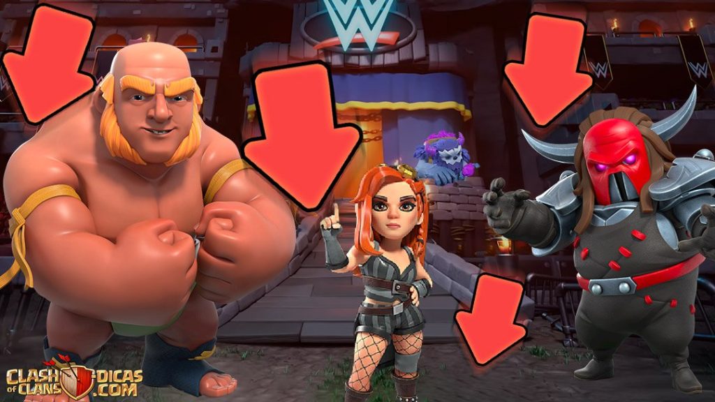 Balanceamento das Tropas WWE – Veja as Mudanças - Clash of Clans Dicas