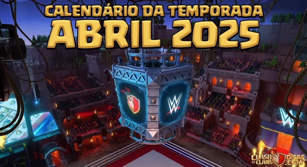 Calendário de Eventos da Temporada ClashaMania WWE – Abril 2025 - Clash ...
