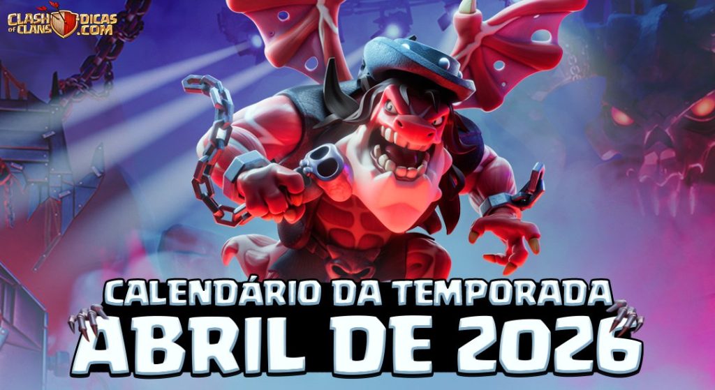 Calendário de Eventos da Temporada Clash Metaleiro – 🎸🔥 Abril 2026 ...